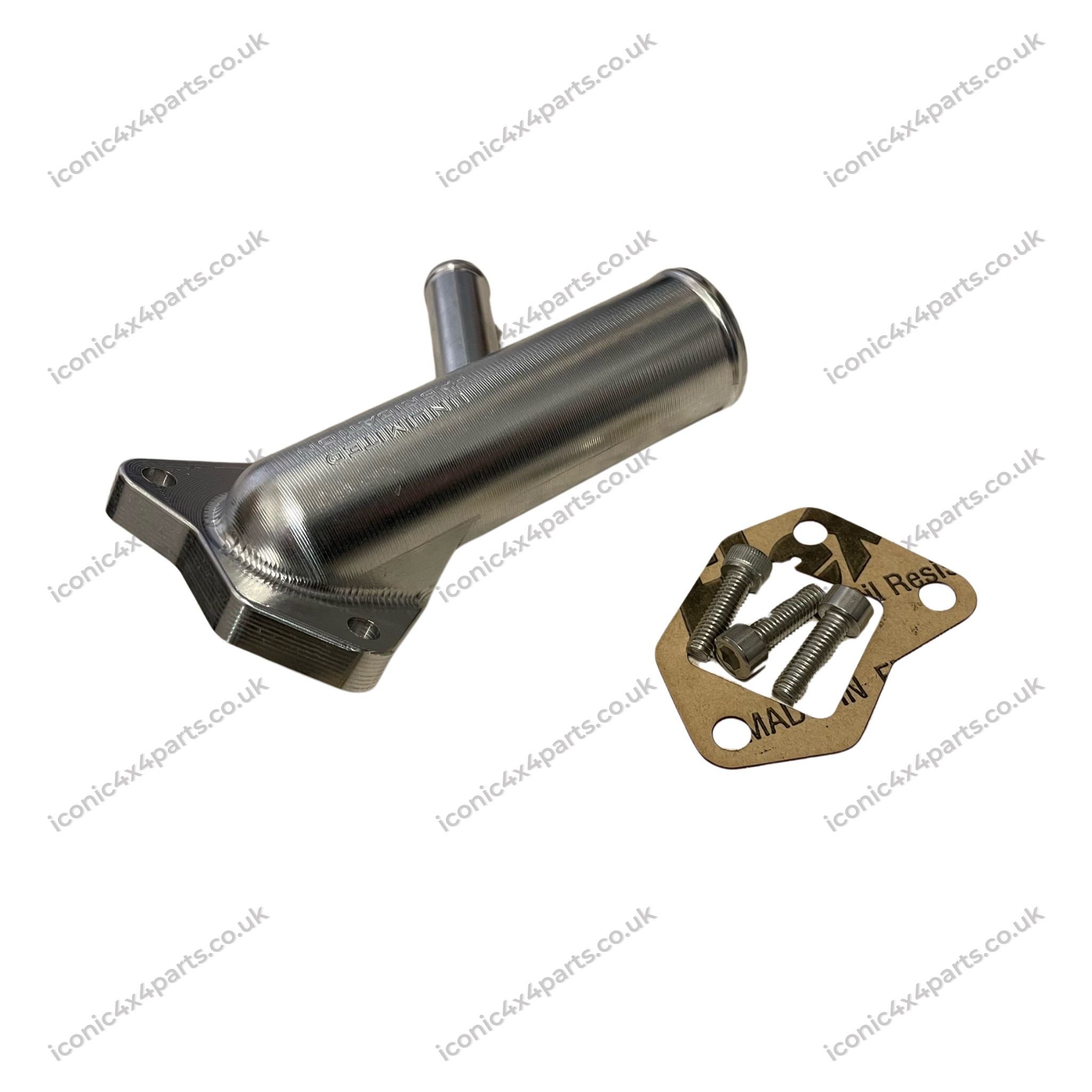 High Quality Aluminium Billet BMW M57 Coolant Outlet Pipe 38mm - 19mm ...